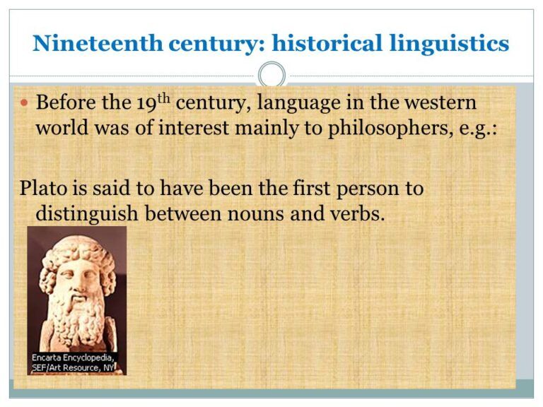 The Evolution of Language in the 19th Century: A Linguistic Journey ...