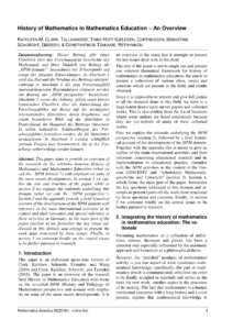 The Evolution of Mathematics: A Historical Perspective on Klein's ...